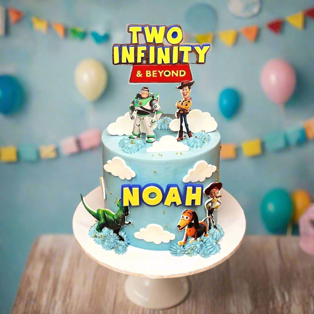 Personalised 2nd Birthday Cake Topper | Two Infinity & Beyond | Geez ...